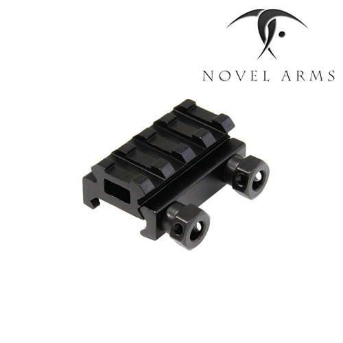 ノーベルアームズ マウントベース M4 Low-Short（高さ12.5mm 全長45mm）｜マウント｜電動ガン・モデルガン・エアガン通販ならHBLT